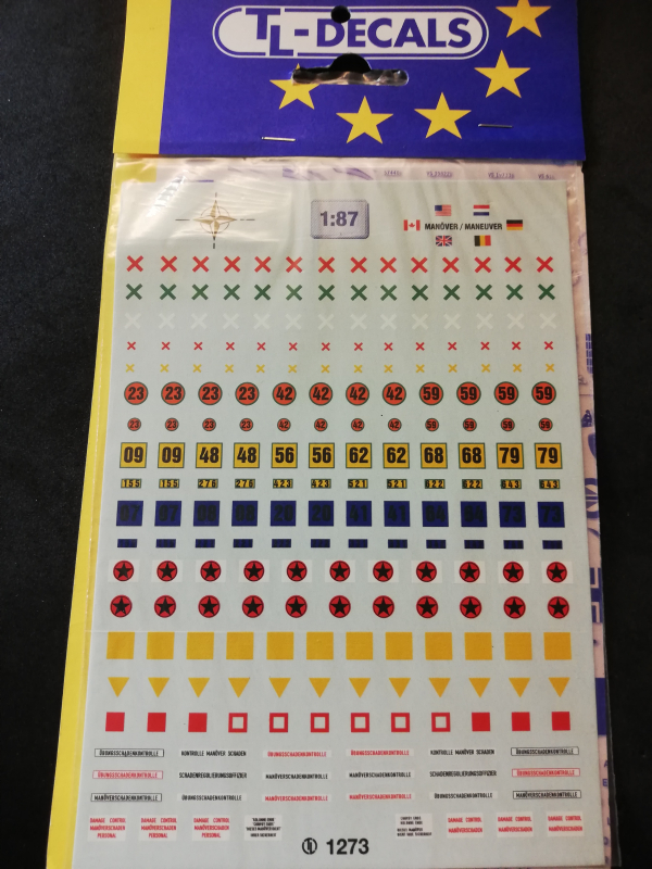 TL-Decals 1273 Decals Manöverschilder 1:87 - Modellbau-Leben
