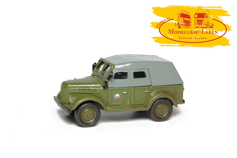 SDV Model 87139 Bausatz Stabsfahrzeug GAZ-69A Maßstab 1:87 - Modellbau ...